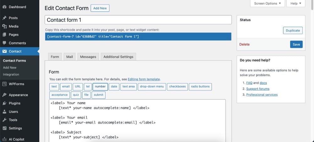 How to add a contact us form to Wordpress: 4 useful plugins